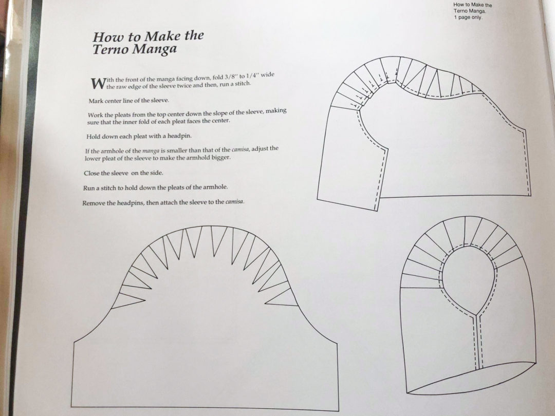 Terno Sleeve Pattern Making – Aurelia & Andrea